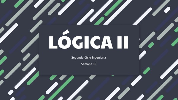 s16 Lógica II | Genially