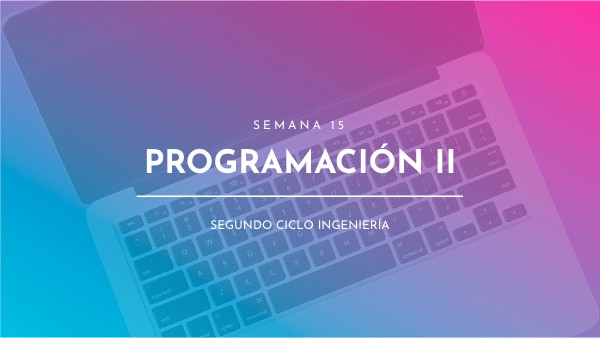 s15 Programación II | Genially