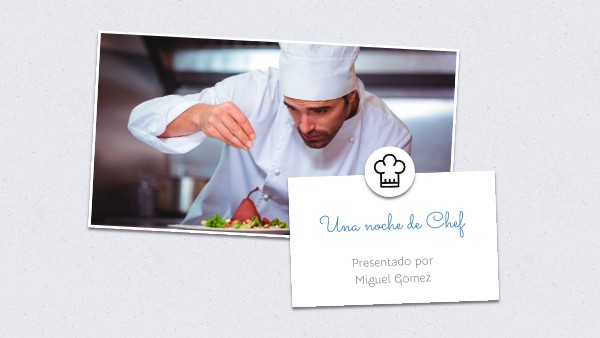 Una noche como chef | Genially