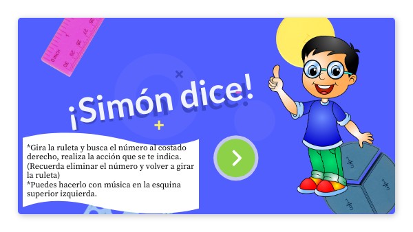 Simón dice - matemático | Genially