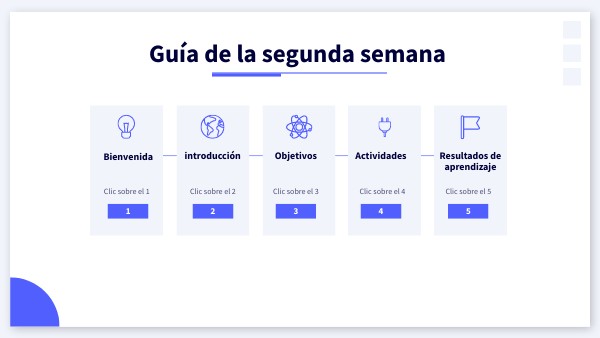 Guía de la semana2 | Genially
