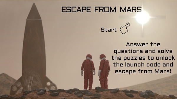 Crew 1 : Escape From Mars | Genially