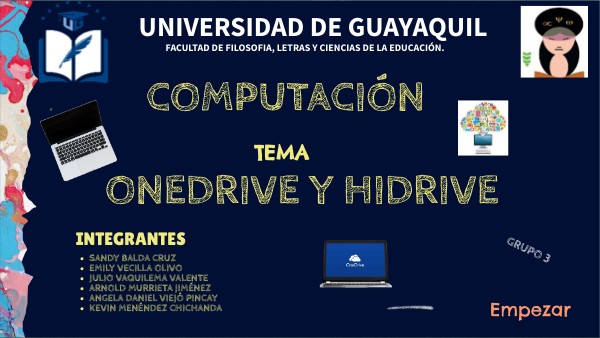 COMPUTACIÓN III - OneDrive y HiDrive | Genially