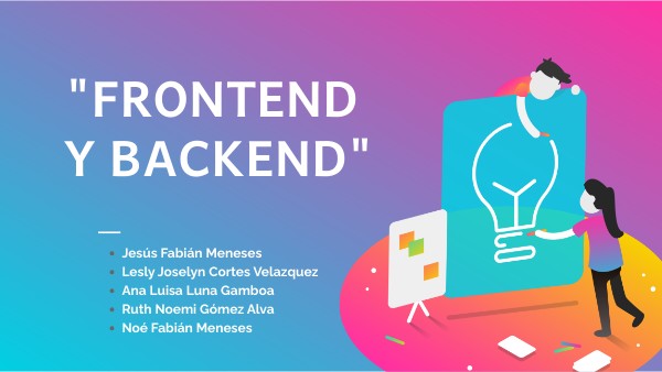 FRONTEND Y BACKEND | Genially