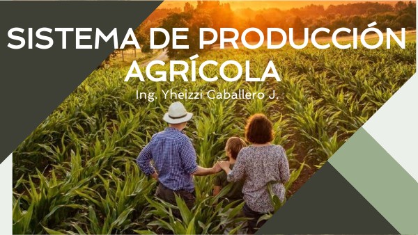 Sistemas de Producción Agrícola | Genially