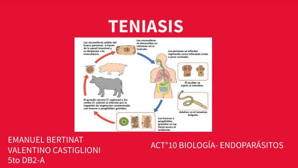 TENIASIS ACT 10 BIOLOGÍA