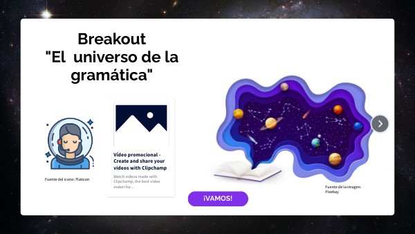 El universo de la gramática | Genially