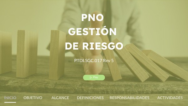 PNO Gestión de Riesgos | Genially