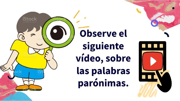 Video palabras parónimas