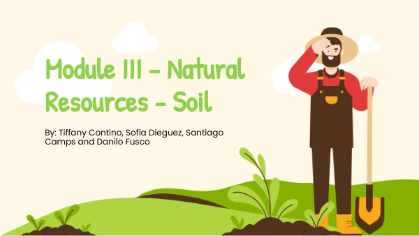 Geo Module III - Natural Resources - Soil | Genially