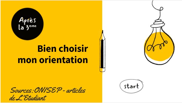 Bien choisir mon orientation | Genially