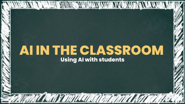 AI in Education | Classroom Use | Genially