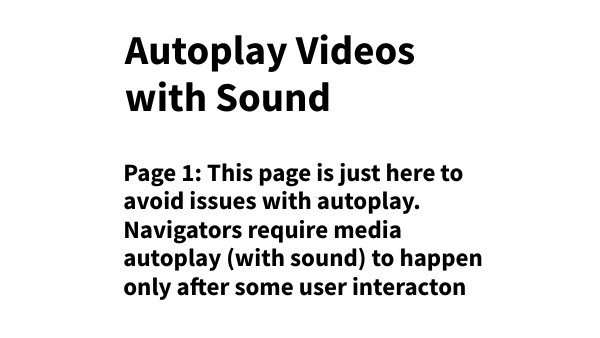 Autoplay Demo for S'cape | Genially