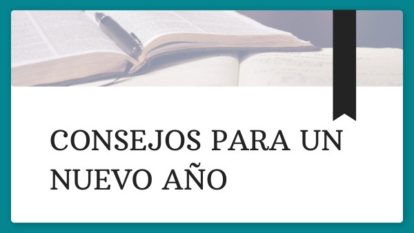Consejos para un nuevo año | Genially