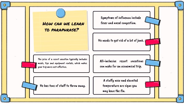 How can we learn to paraphrase?