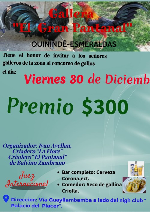 Invitación de gallera | Genially