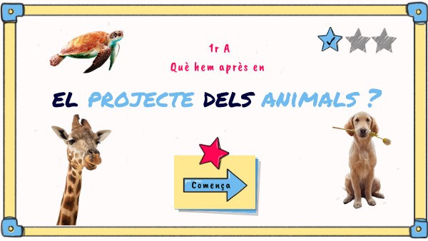 QUIZ PROJECTE ANIMALS (DOQUA)