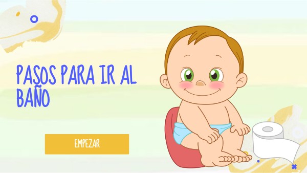 Pasos para ir al baño | Genially