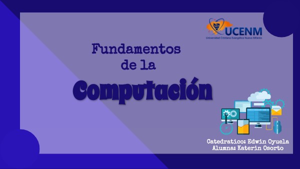 Fundamentos de la computación | Genially