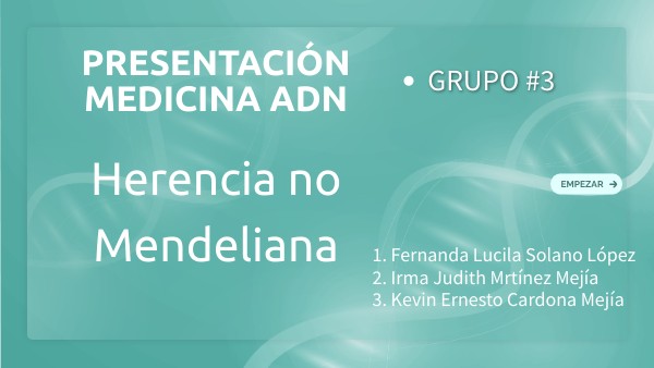 PRESENTACIÓN MEDICINA ADN | Genially