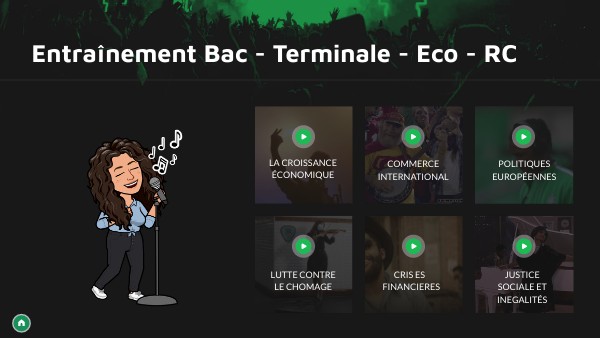 révisions terminales Bac - éco | Genially