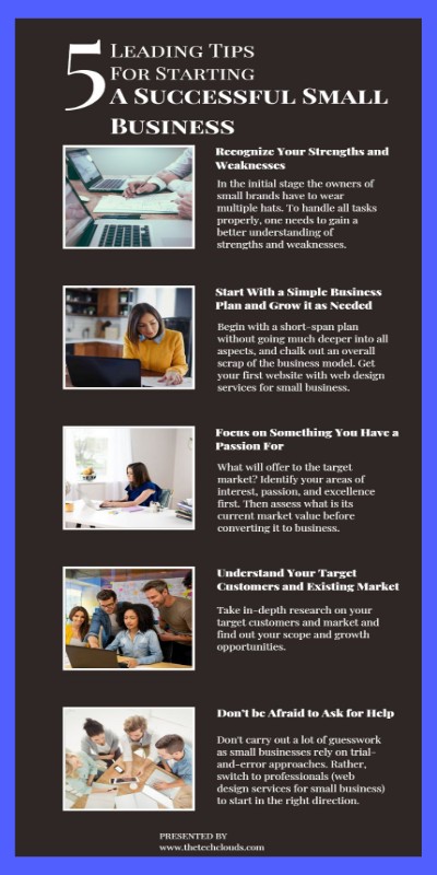 5 Leading Tips For Starting a Successful Small Business | Genially