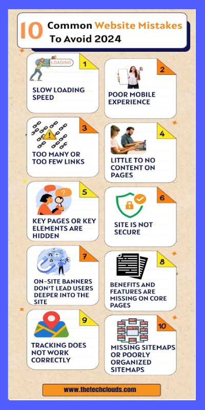 10 Common Website Mistakes That You Should Avoid