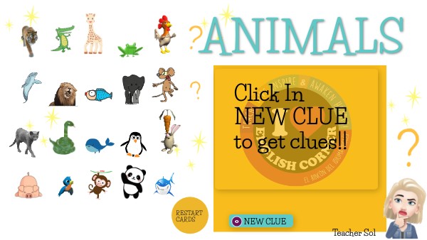 who is who? Animals kids