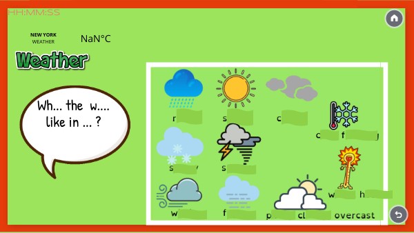 What's the weather like today ? | Genially