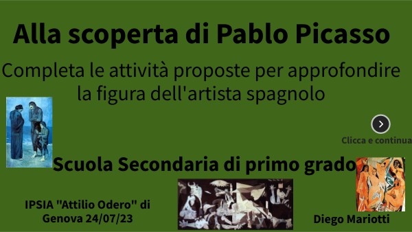 Alla scoperta di Pablo Picasso