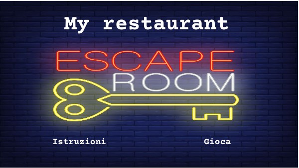 Escape room "My restaurant"