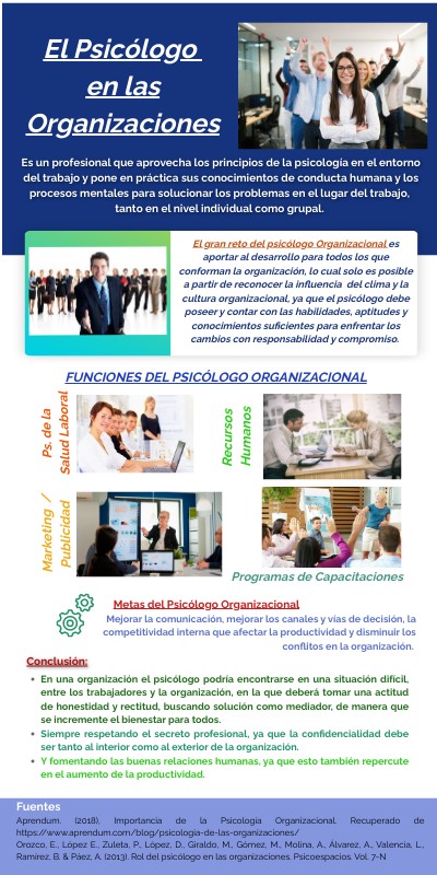 El Psicólogo en las Organizaciones | Genially
