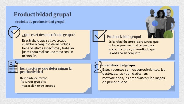 productividad grupal