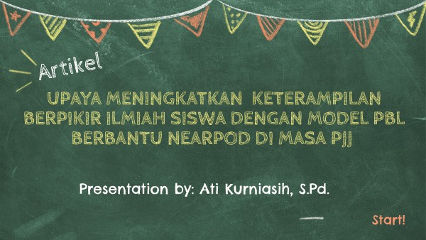 presentasi pembelajaran PBL berbantu Nearpod | Genially