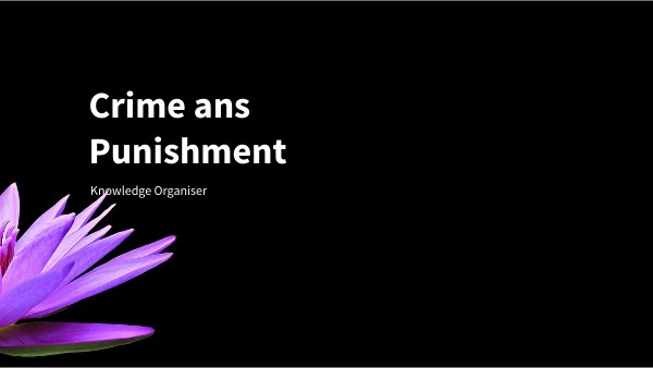 Crime and Punishment | Genially