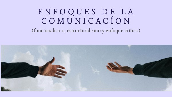 enfoques de la comunicación | Genially
