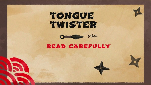 Tongue twister | Genially