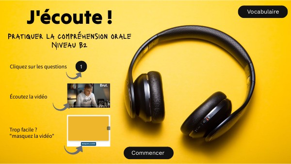 Le télétravail (B2) | Genially