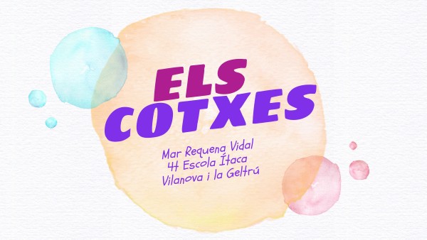 ELS COTXES | Genially