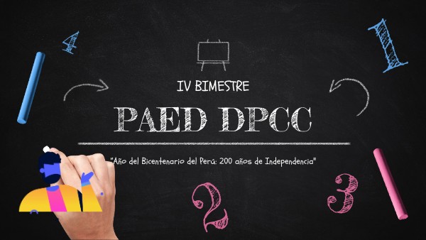 PAED_DPCC_IVBIM_5°CARLOS_José Chancafe | Genially