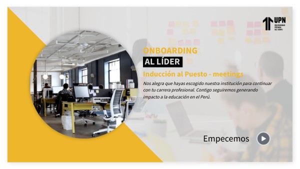 Onboarding UPN | Genially