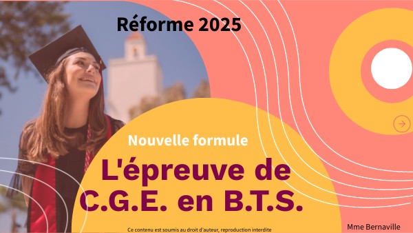 Présentation Examen C.G.E. 2025 | Genially