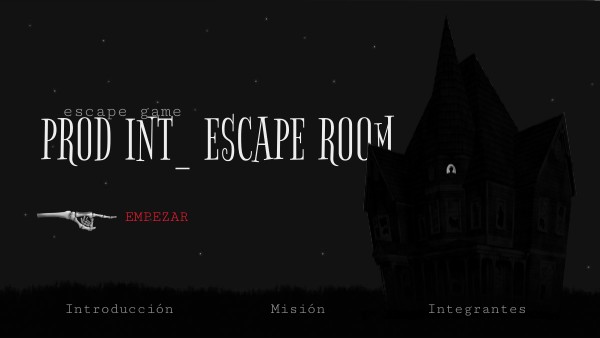 ESCAPE GAME Proyecto int