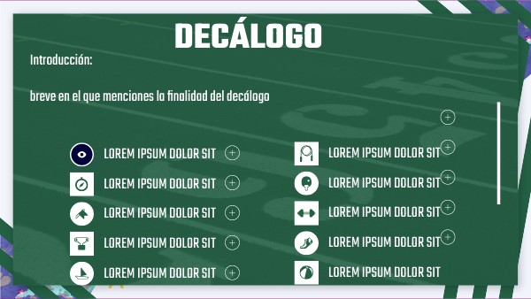 Decálogo | Genially