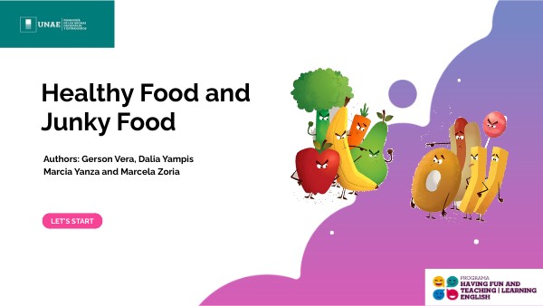 HEALTHY FOOD AND JUNK FOOD