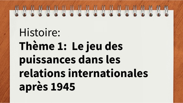 THEME 1 HIST Tle BP | Genially