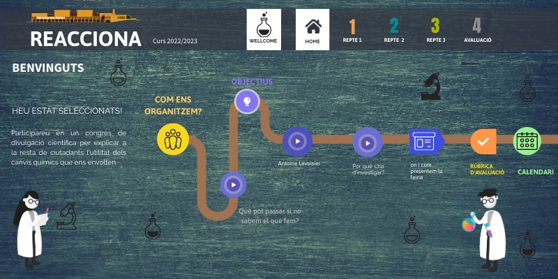 Reacciona FQ 3r | Genially