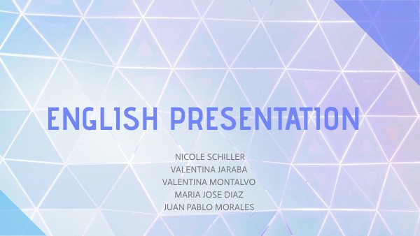 ENGLISH PRESENTATION | Genially