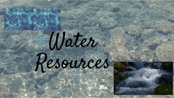 water resources geo | Genially