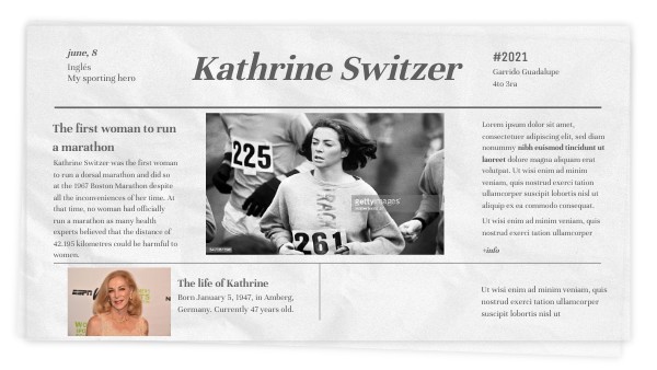 My sporting hero | Genially